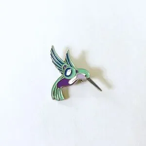 Wm Spears | Jewelry | Vintage Wm Spears Canada Enamel Hummingbird Bird ...